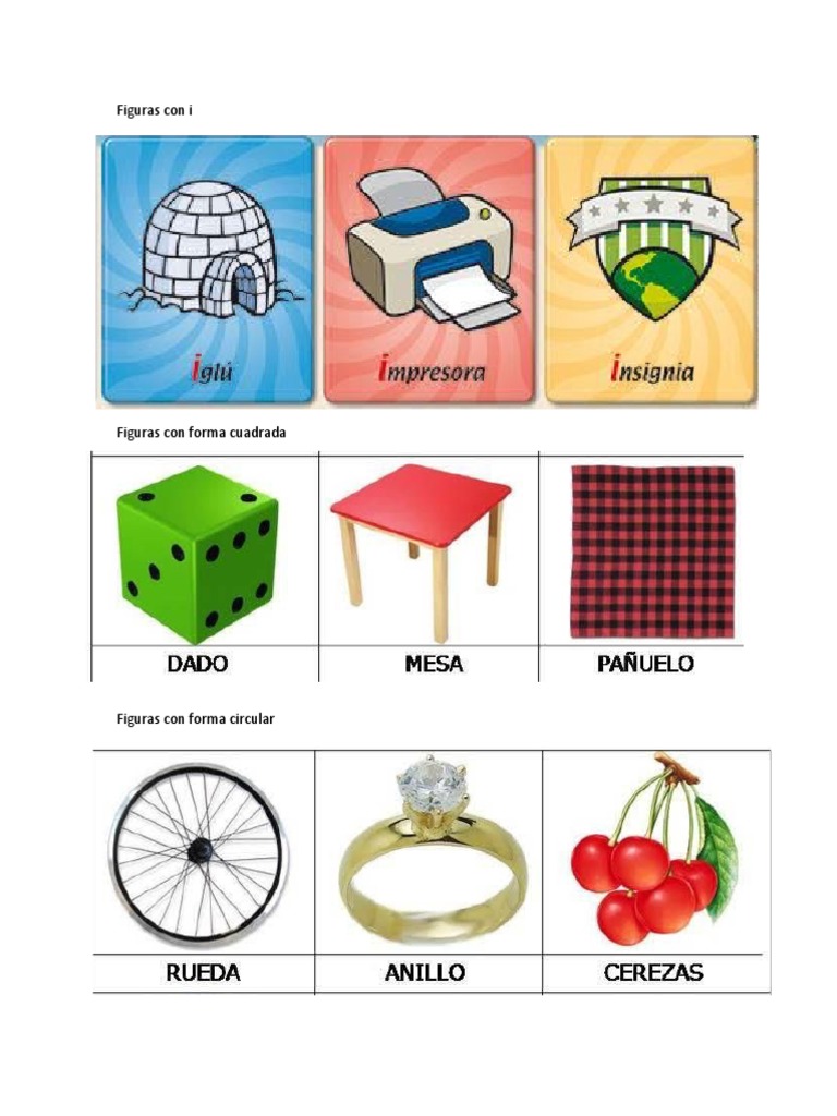 Figuras Con La Letra O