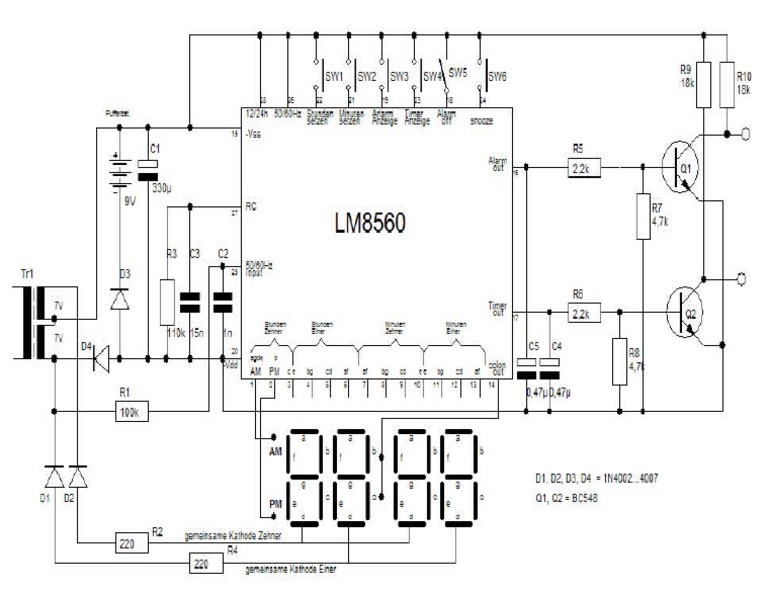 Circuito LM8560 | PDF