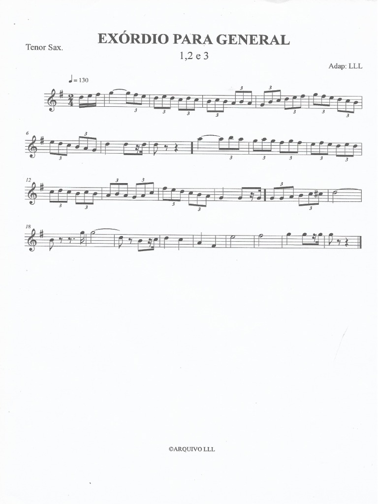 Exórdio para General | PDF