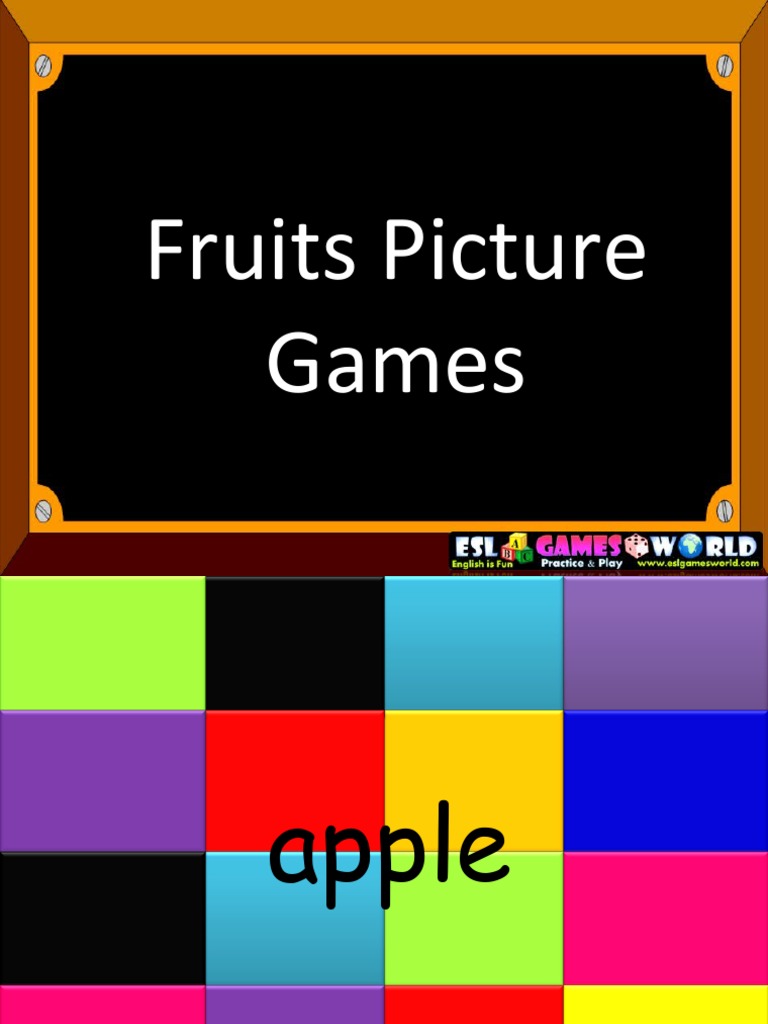 Fruits Hidden Pictures Game Fun Activities Games - 40158 | PDF