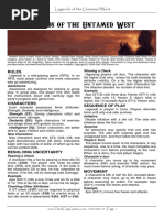 Lancer Rules Quick Reference Guide | PDF | Naval Mine