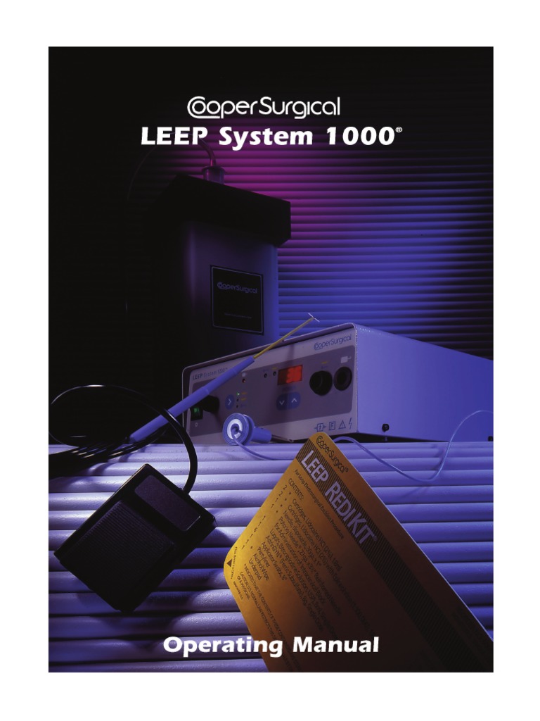 LEEP 1000 Workstation Operating Manual 220v | PDF | Medical Specialties ...