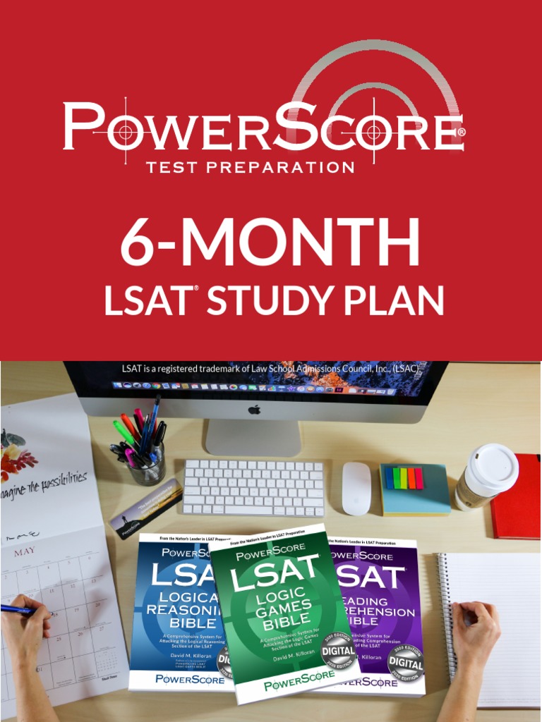 6 Month Lsat Study Plan | PDF | Law School Admission Test | Reading ...