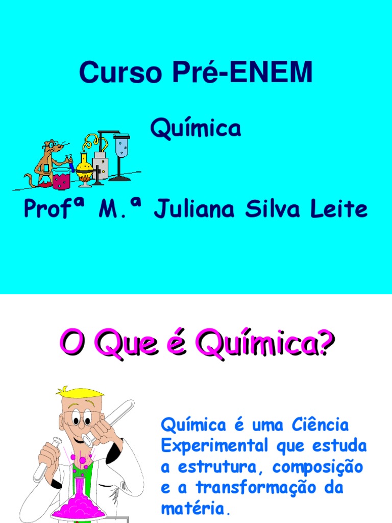 Introducao Quimica Pdf Substancias Químicas Congelamento