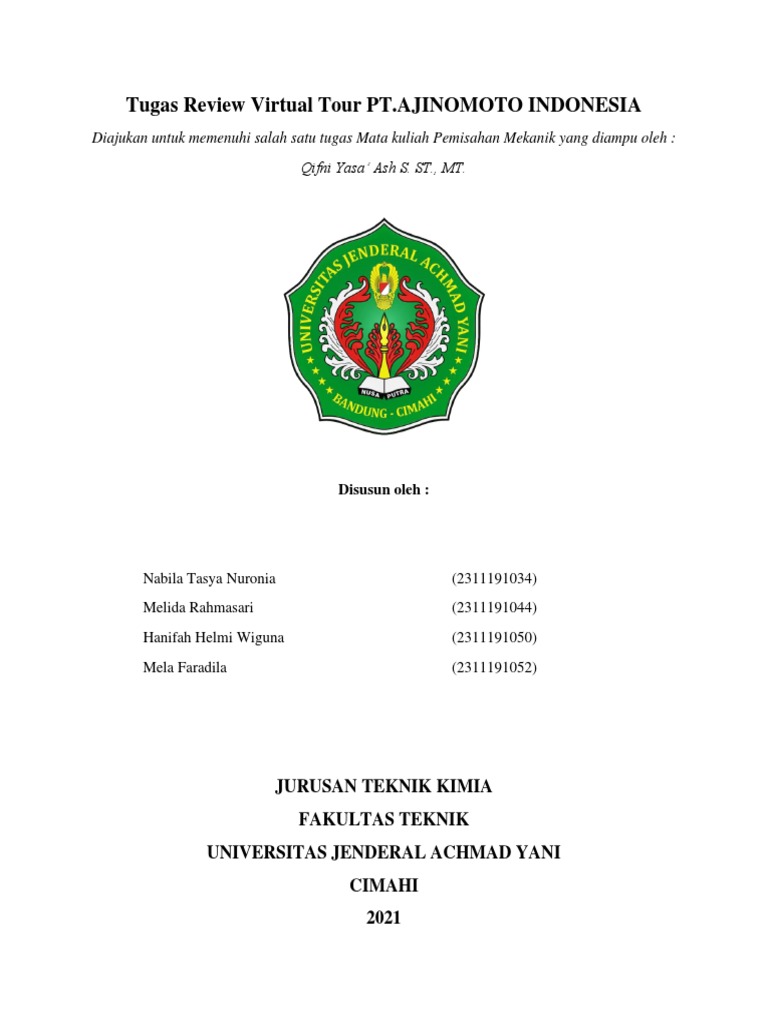 Proses Produksi MSG di Ajinomoto | PDF | Sains & Matematika