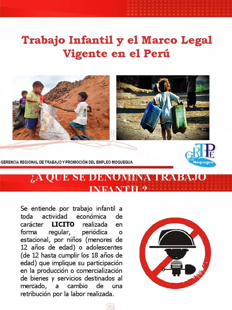 Trabajo Infantil y Leyes en Perú | PDF | Trabajo infantil | Adolescencia