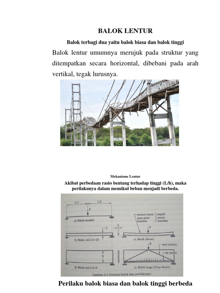 Balok Lentur | PDF
