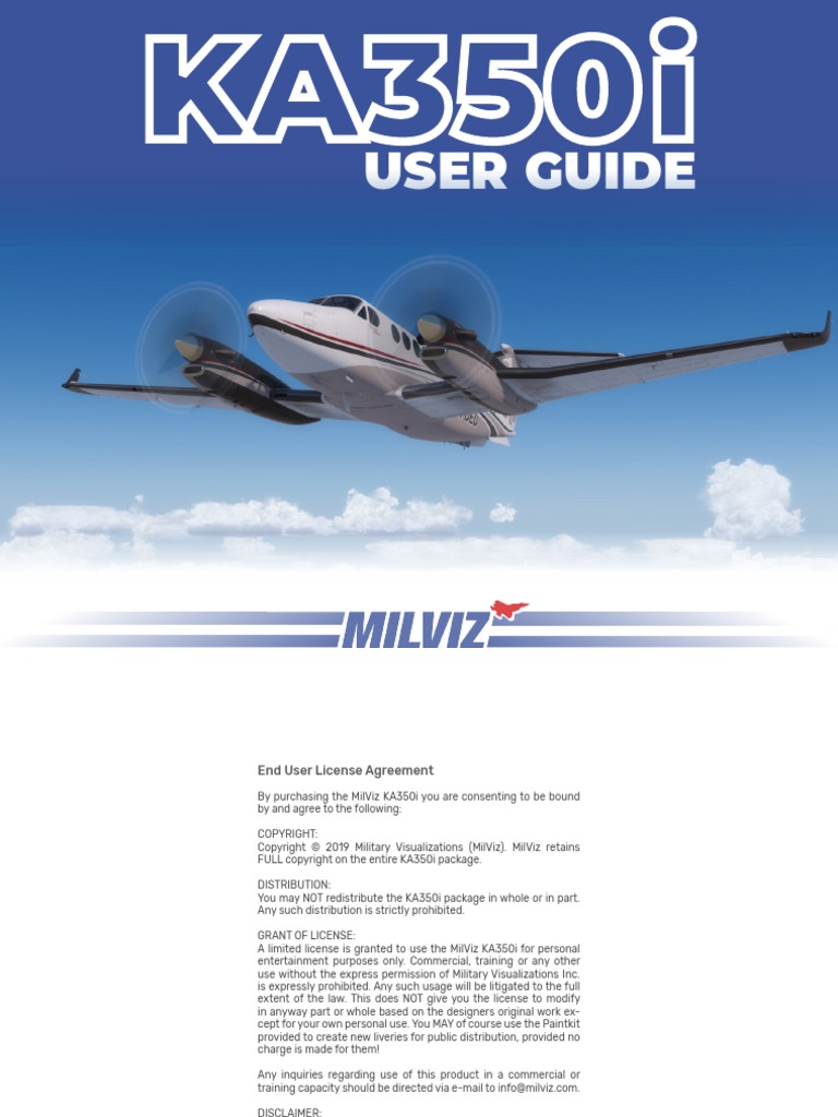 KA350i User Guide P3D | PDF | Icon (Computing) | Landing Gear