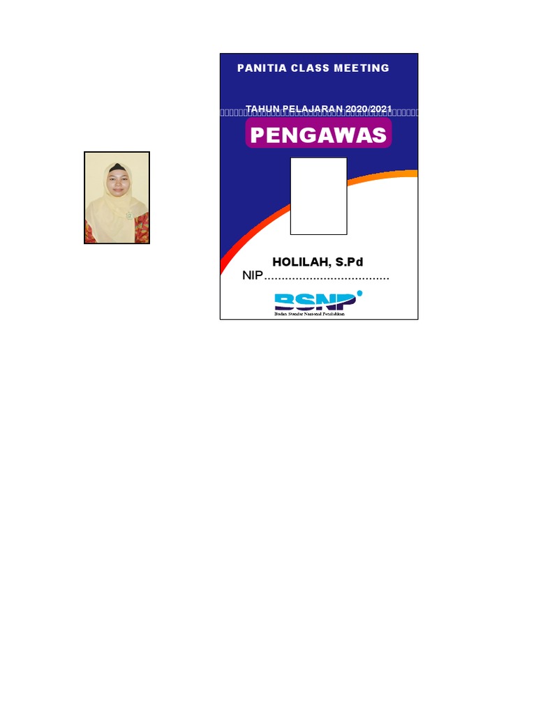 ID Card Panitia Class Meeting 2021 | PDF | Seni
