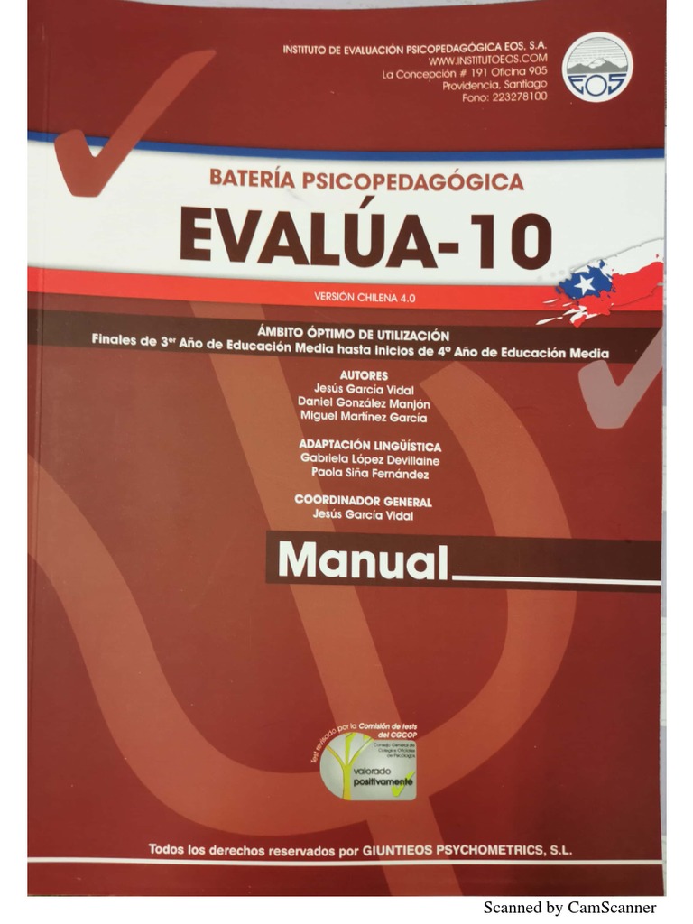 Evalua 10-4.0 | PDF
