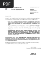 Surat Pengajuan Petty Cash | PDF