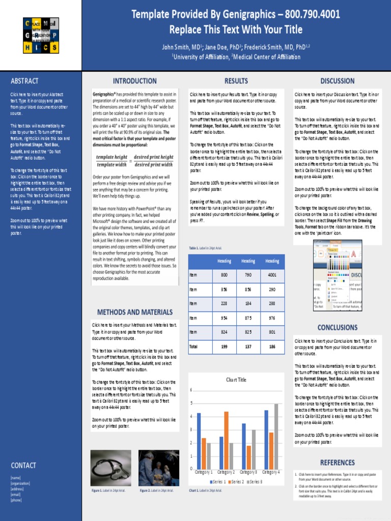 Genigraphics Poster Template Sidebar 44x44 | PDF | Communication Design ...