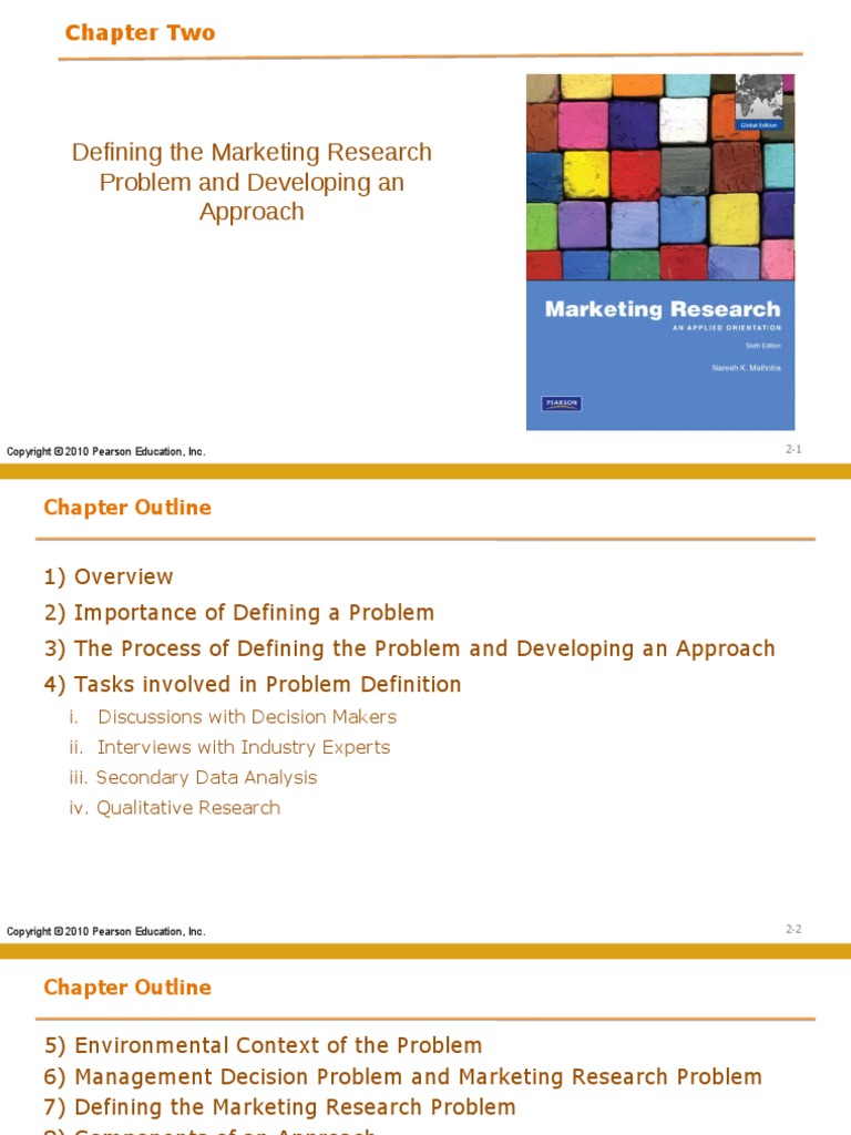 Chapter 2 Defining The Marketing Research Problem and Developing An ...