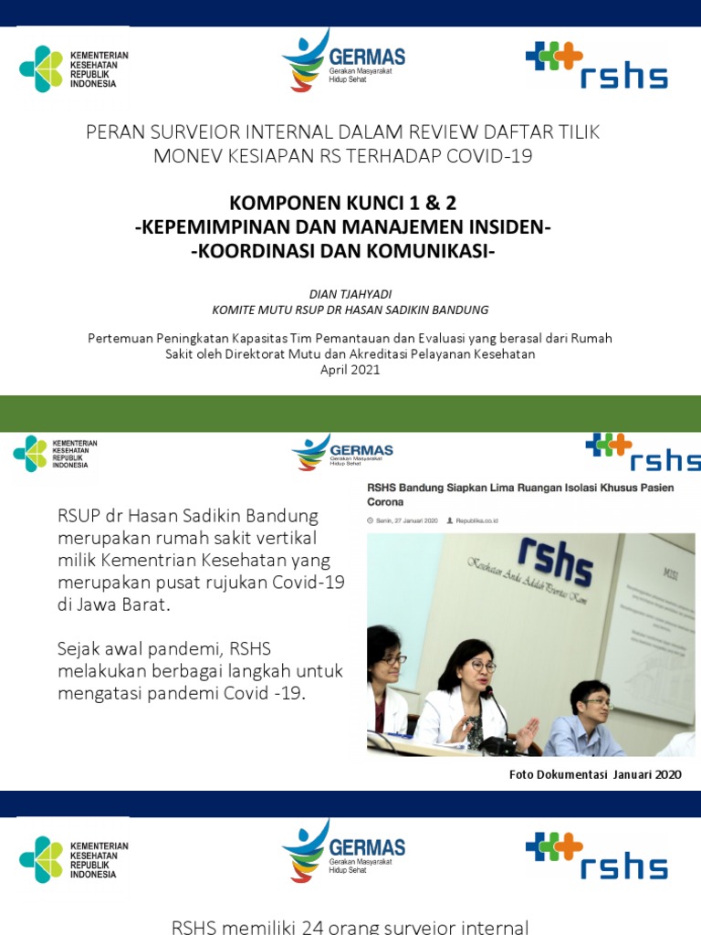 Komponen 1 & 2 - RSHS | PDF