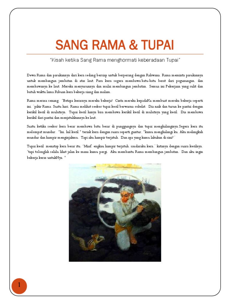Penghormatan Sang Rama pada Tupai | PDF