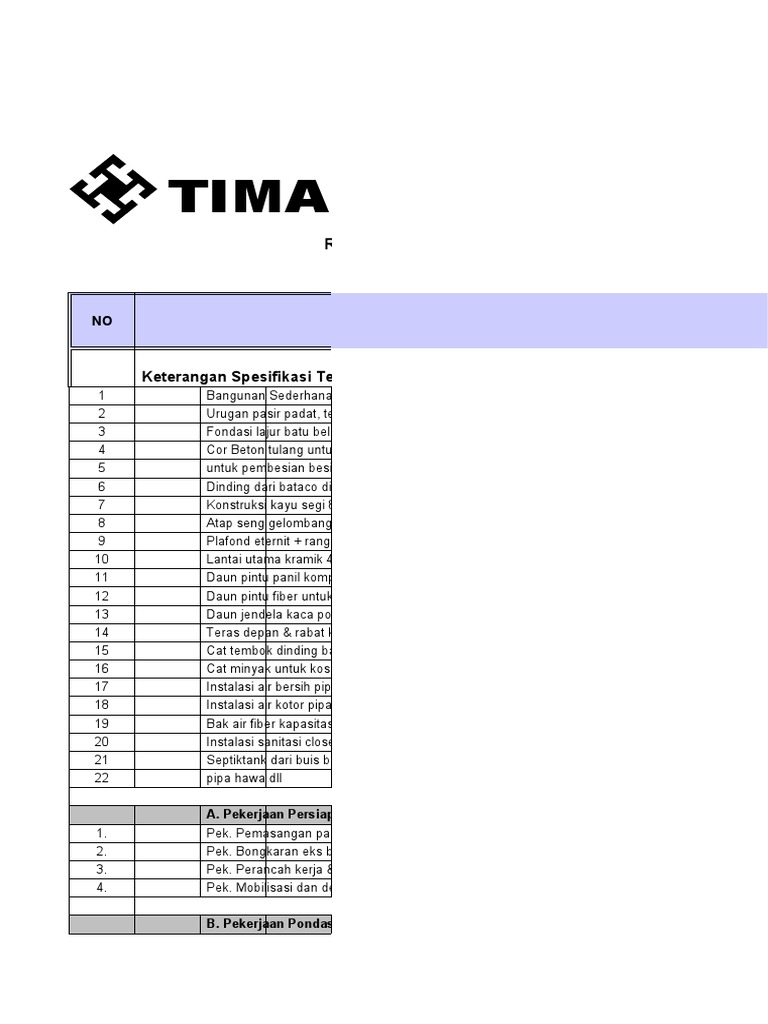 Verifikasi Rab RTLH Babel 2020 (Bangka Induk & Basel) | PDF
