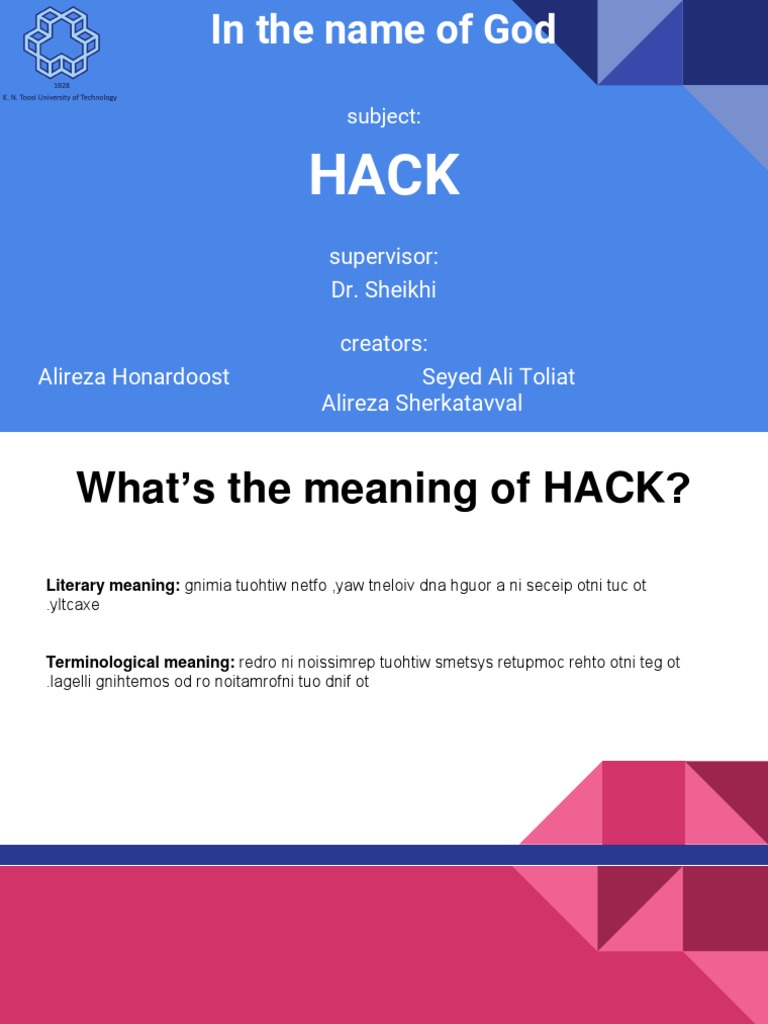 Biggest Computer Hacks & Hacker Types | PDF | Denial Of Service Attack ...