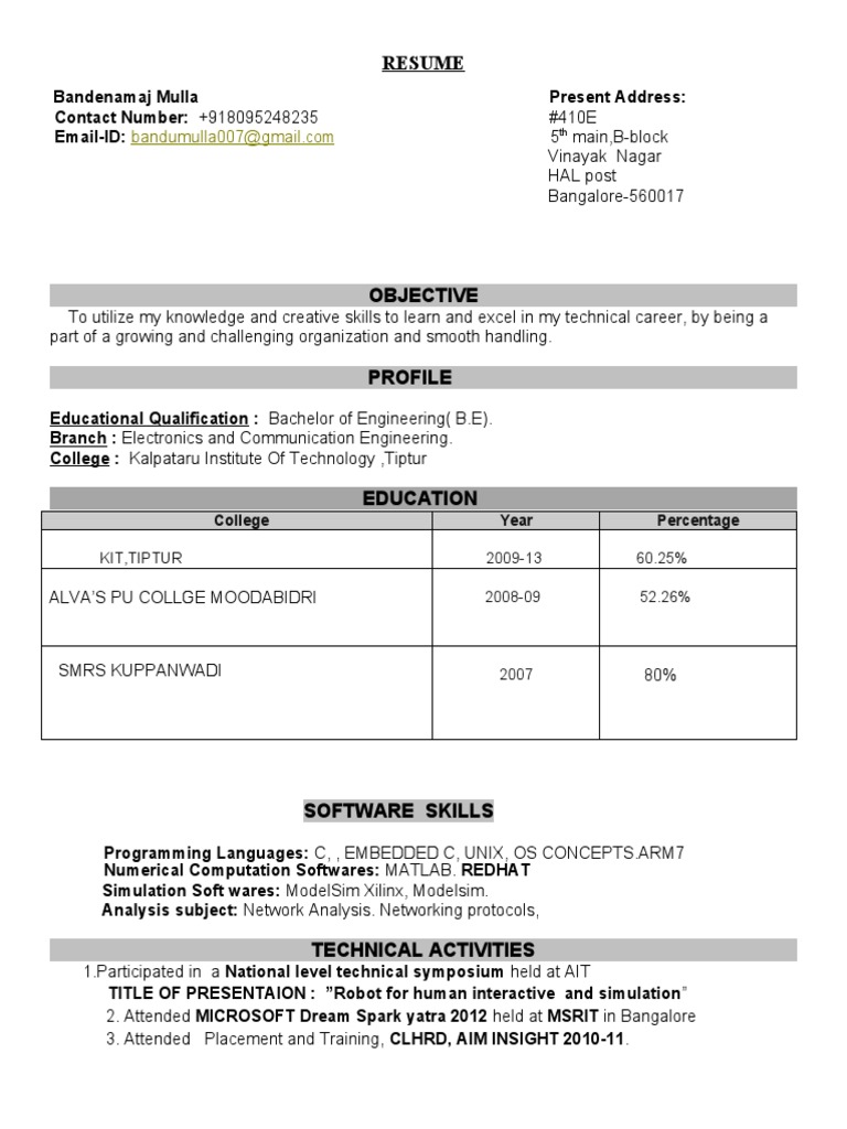 Bandenamaj Mull Resume | PDF | Simulation | Computer Network