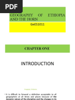 Freshman Geography Lecture 1 | PDF | Geography | Map