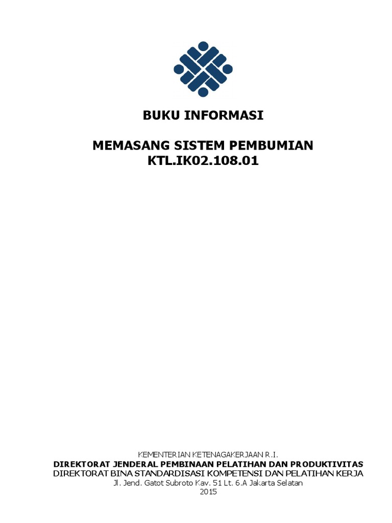 Buku Informasi Memasang Sistem Pembumian | PDF Buku Informasi Memasang Sistem Pembumian | PDF