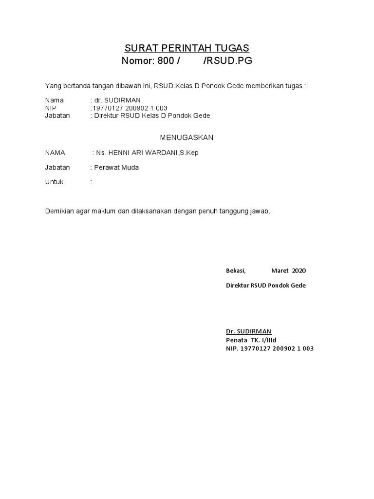 Contoh Surat | PDF