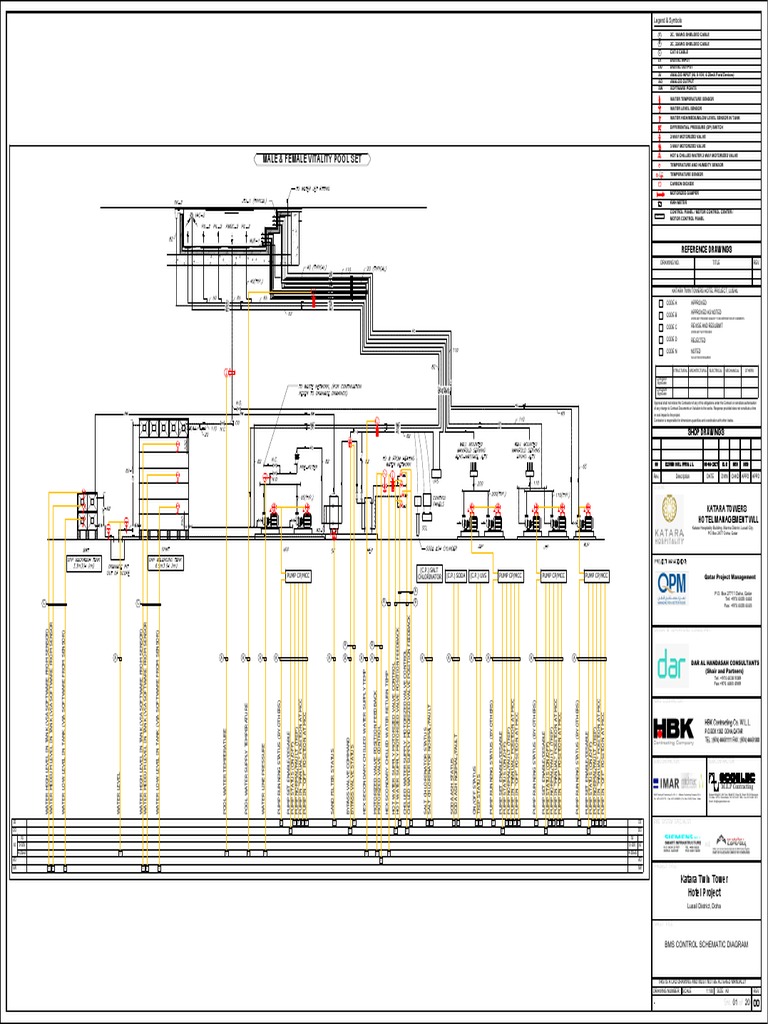 Katara Towers Bms Schematic Diagram 06may2021 | PDF | Sensor | Tools