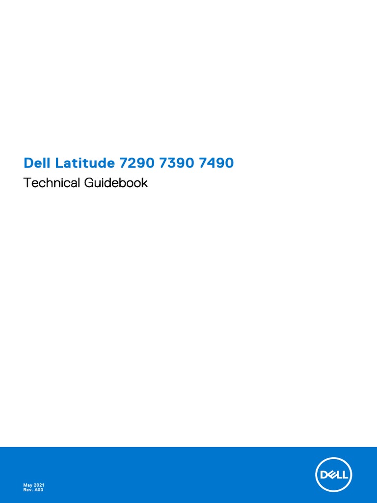Dell Latitude 7290 7390 7490: Technical Guidebook | PDF | Solid State ...