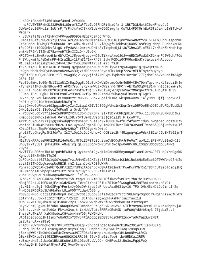 Random Alphanumeric Document | PDF | Computers