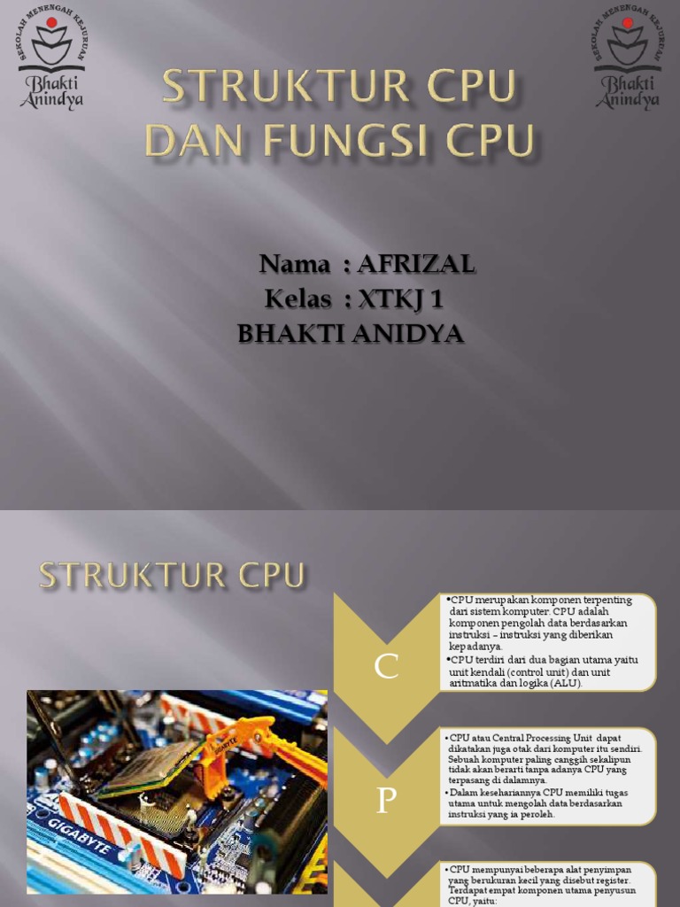 Struktur CPU | PDF