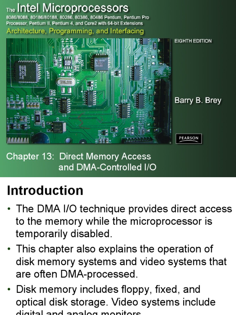 Chapter 13: Direct Memory Access and DMA-Controlled I/O | Download Free ...