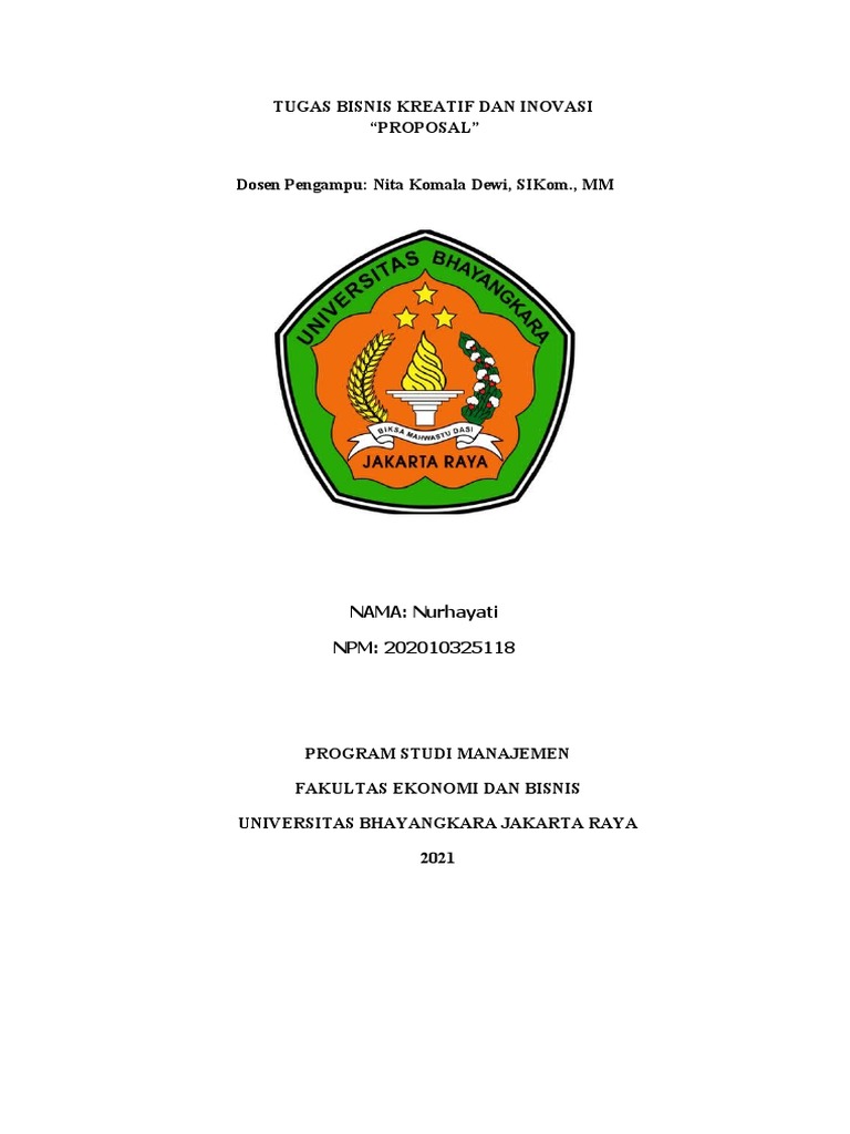 Tugas Proposal Bisnis | PDF