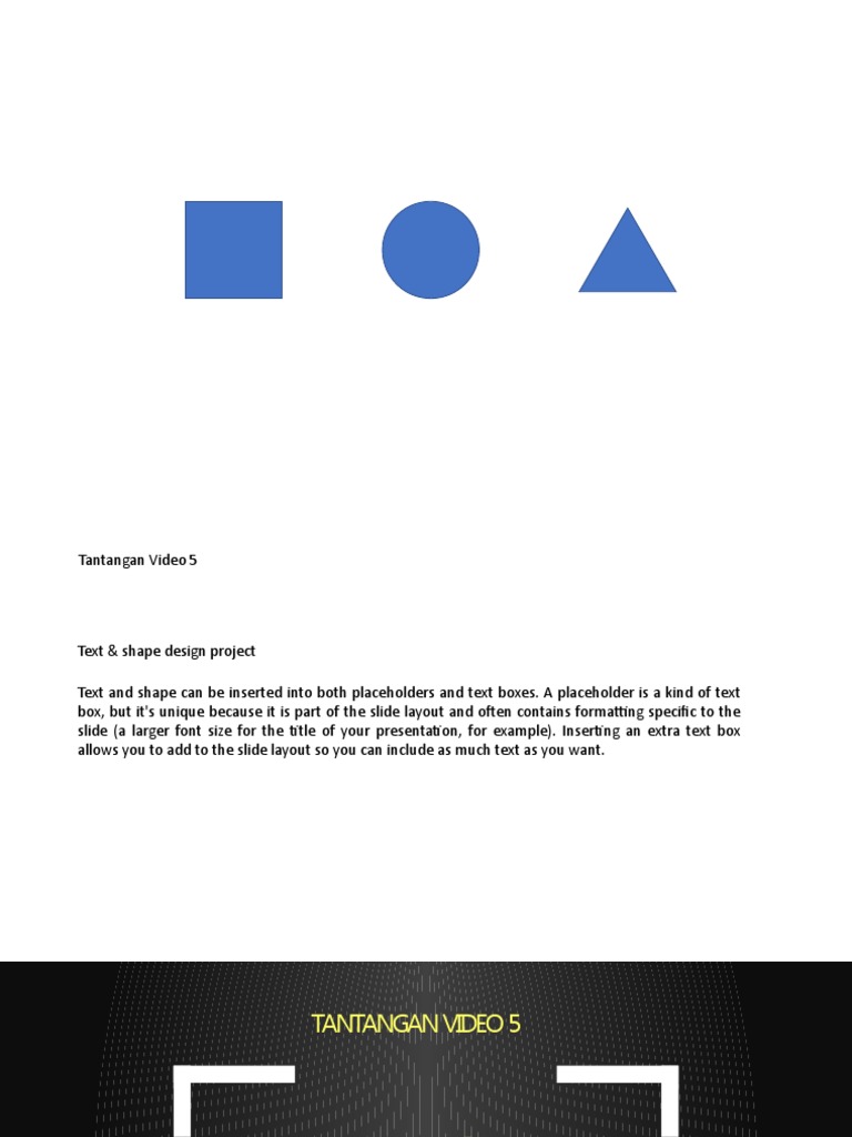 Video 6 Materi Shape | PDF | Career & Growth