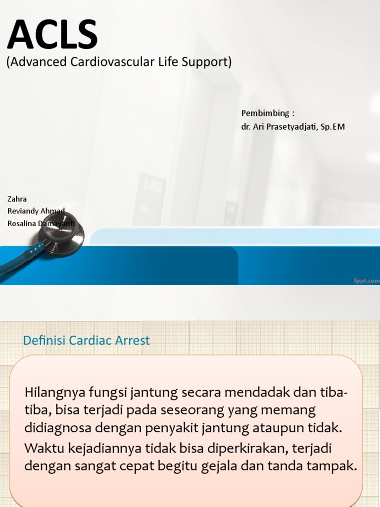 Lapsus ACLS Terbaru DrAri P, SP - em | PDF