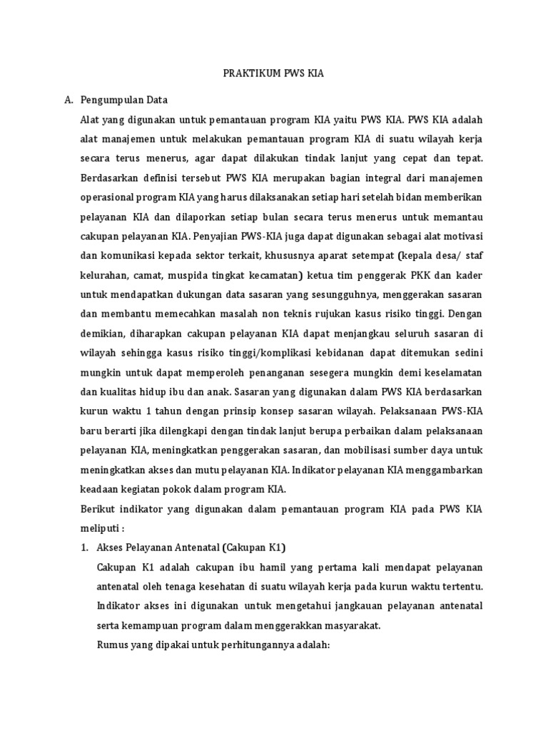 Praktikum PWS Kia | PDF