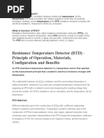 Types of Temperature Sensors | PDF | Thermocouple | Electronic Engineering