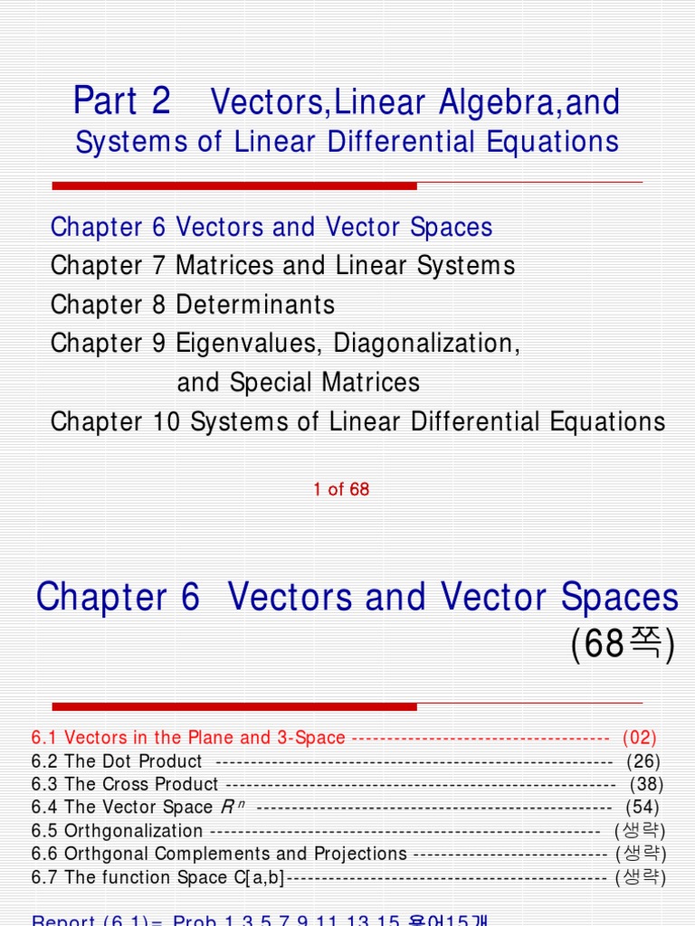 ONeil7 6th Vectors Vector Spaces | PDF | Euclidean Vector | Linear Subspace