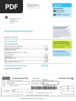 Thames Water Bill | PDF | Water Supply | Credit Bureau