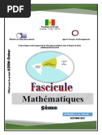 Fascicule Mathématiques 4ème ADEM-Dakar | PDF | Entier relatif | Enseignants