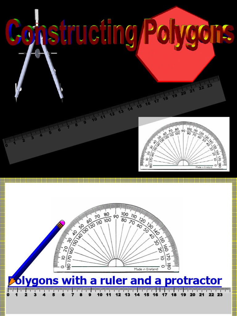 Construction of Polygons | PDF | Circle | Geometric Shapes