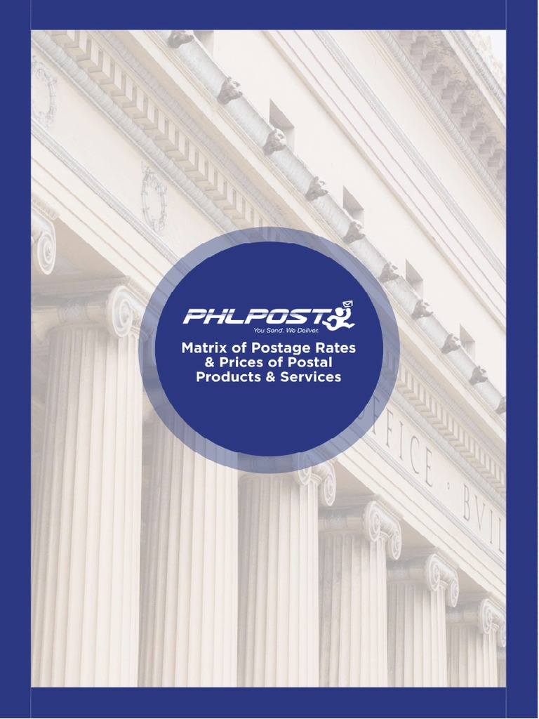 Phlpost Postage Rates 2021 | PDF