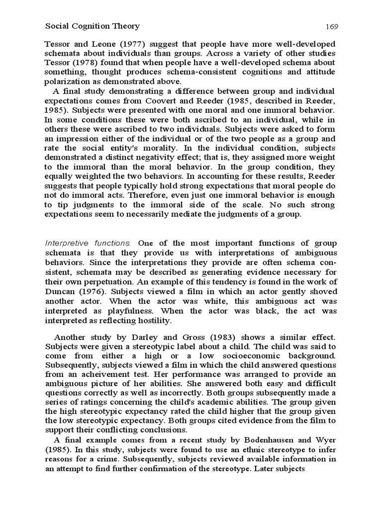 Interpretive Functions | PDF | Schema (Psychology) | Witness