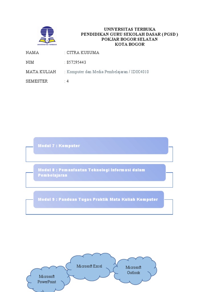 TUGAS 3 Komputer Dan Media Pembelajaran - Citra Kusuma | PDF
