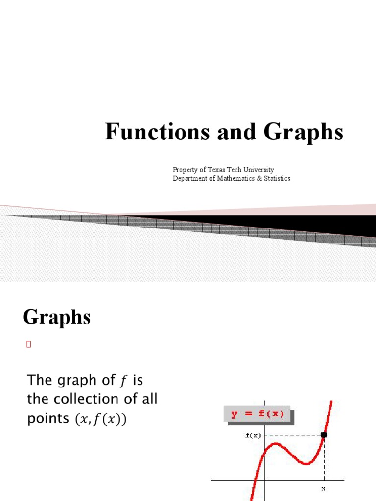 Functions and Graphs | PDF