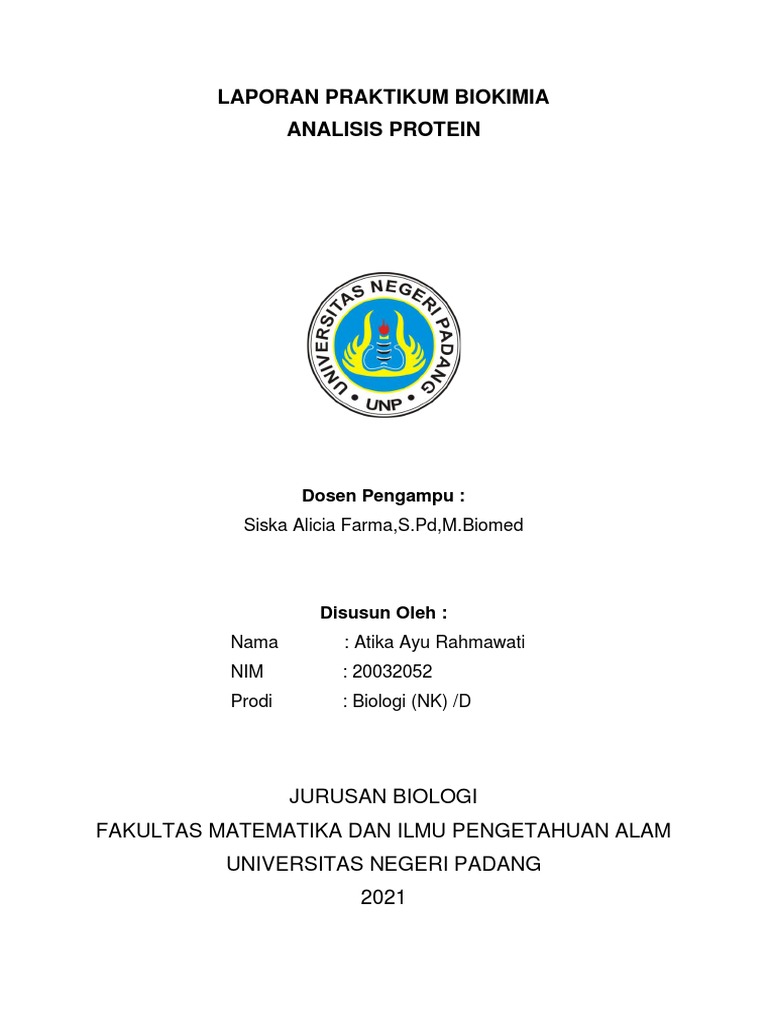 Analisis Protein | PDF