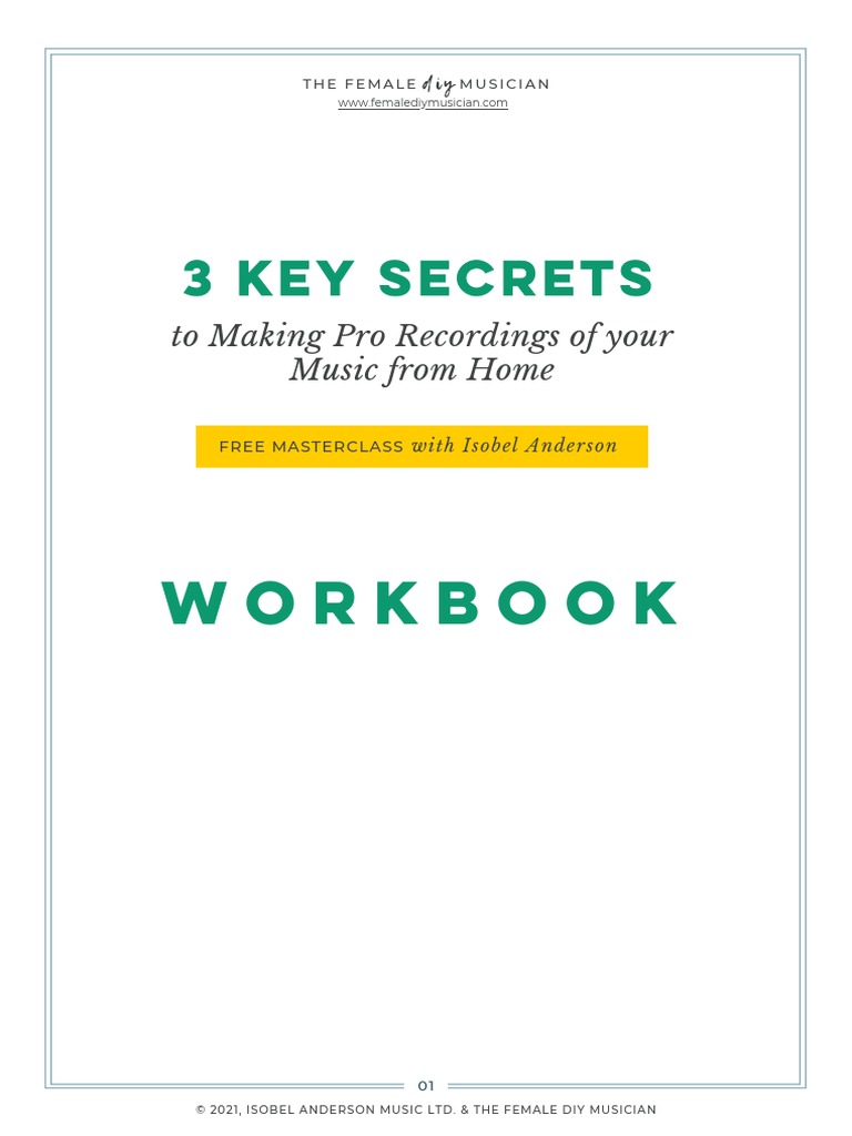 3 Key Secrets: Workbook | PDF | Sound | Entertainment (General)