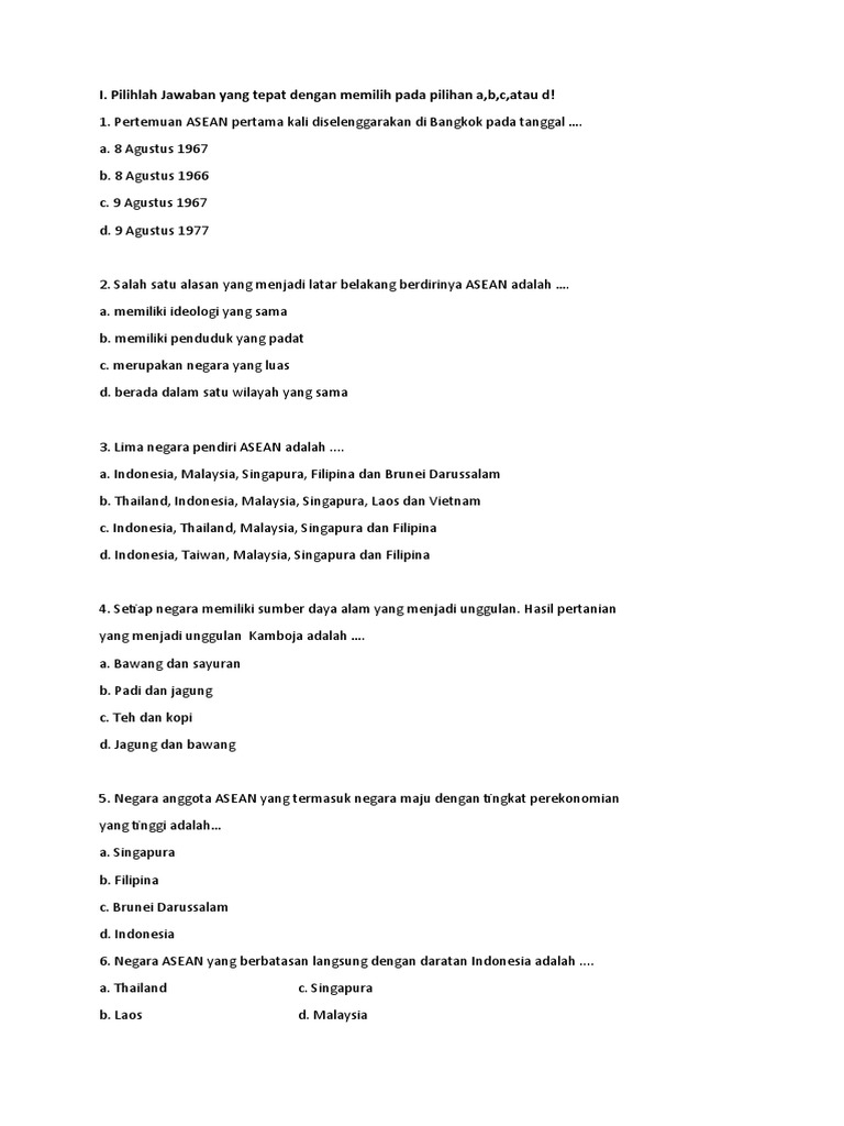 Soal Upk Paket A Ips | PDF