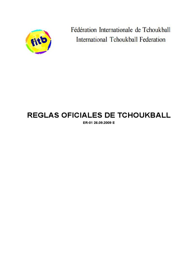 Reglas Oficiales del Tchoukball 2009 | PDF | Deportes y actividades al ...