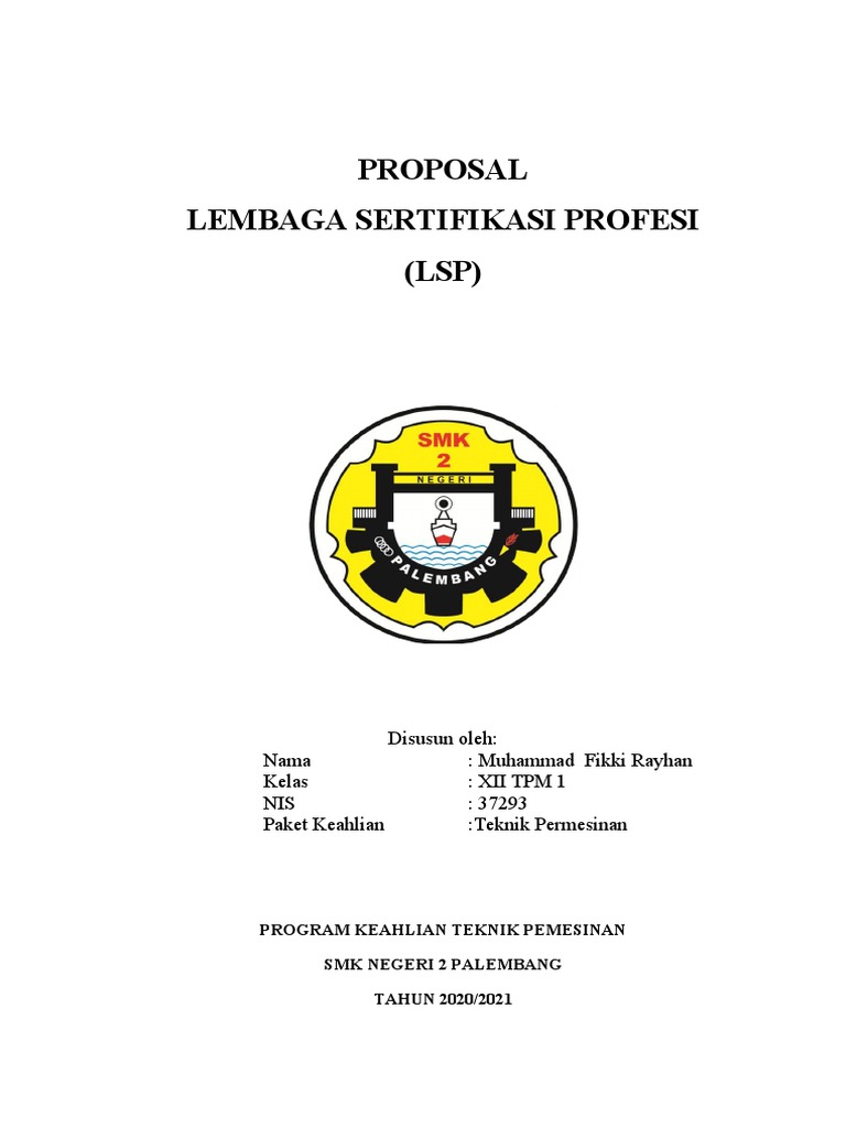 Proposal LSP FIKKI | PDF