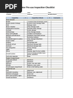 Safety & Maintenance Checklist - Waste Industry-Landfill Compactors | PDF