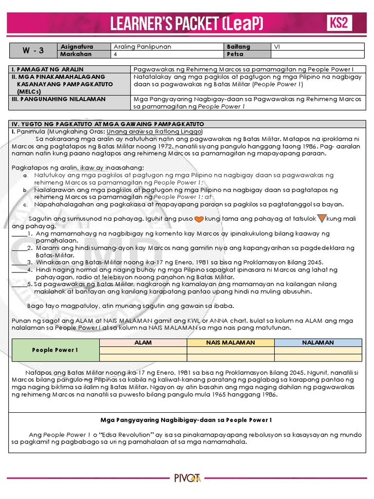 Q4 AP 6 Week3 | PDF